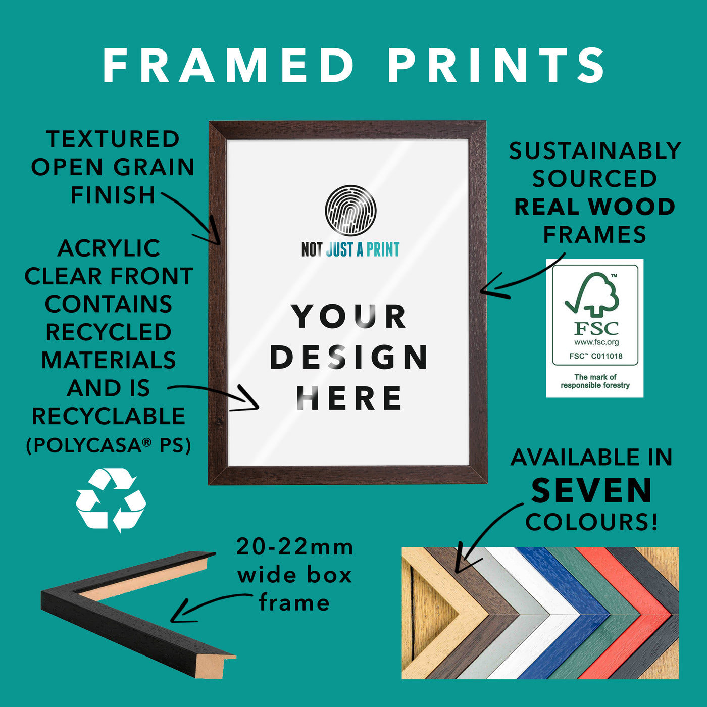 Personalised Poem or Reading Framed Word Art Gift | Not Just a Print ...