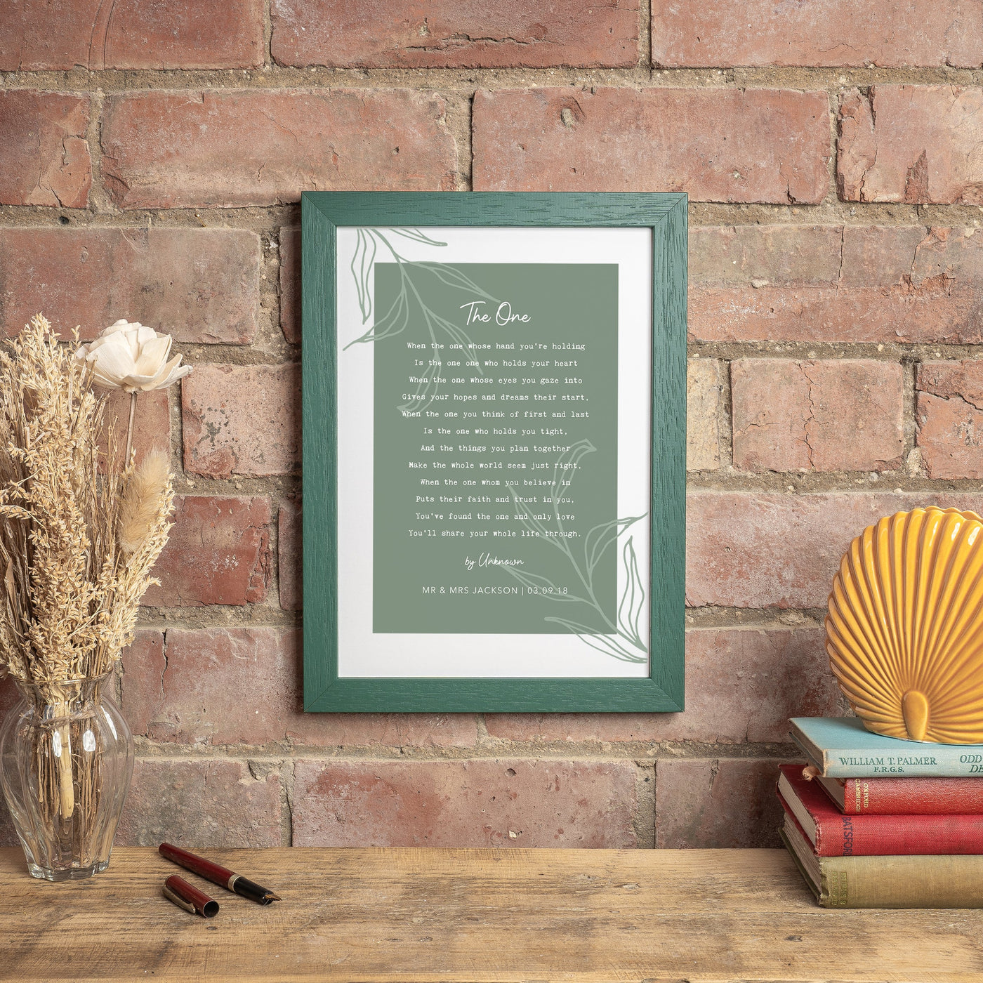 Personalised Poem or Reading Framed Word Art Gift | Not Just a Print ...
