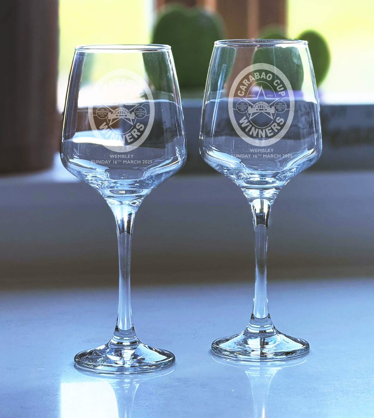 Newcastle United Carabao Cup Winners Wine Glass: Toon Army Gift — Not ...