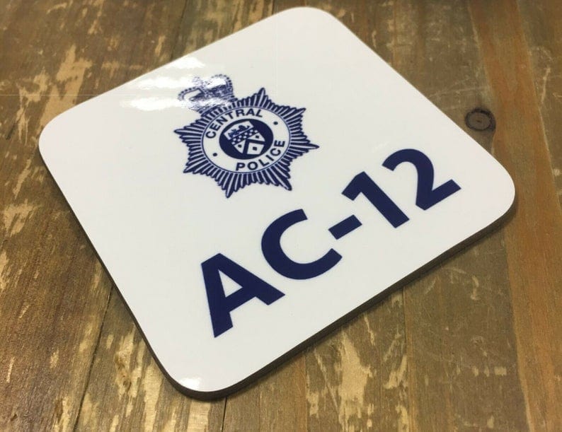 Line of Duty AC-12 Fan Gift Coaster AC12 Logo | Novelty Police Notepad ...