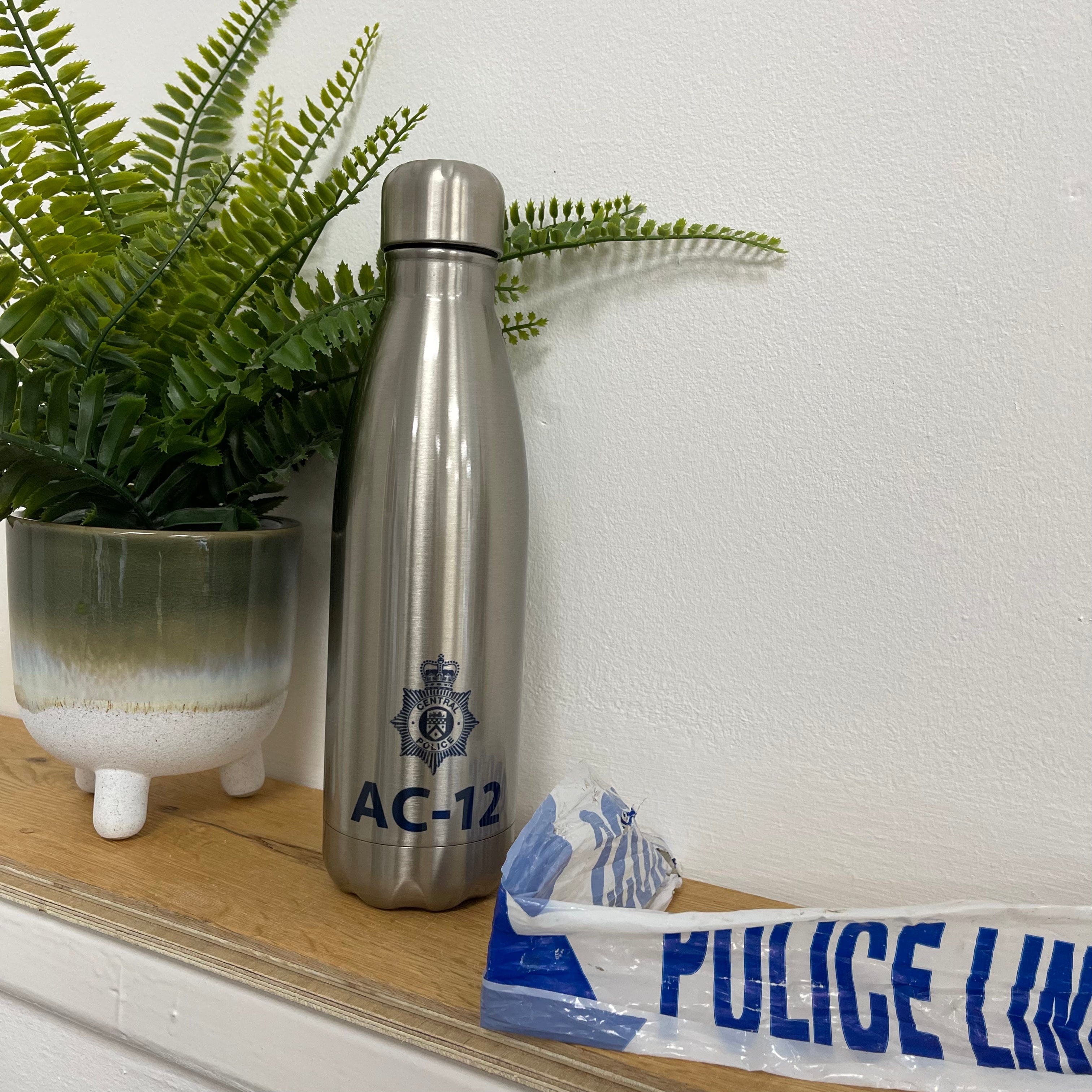 Line of Duty AC-12 AC12 personalised water bottle by Not Just a Print ...