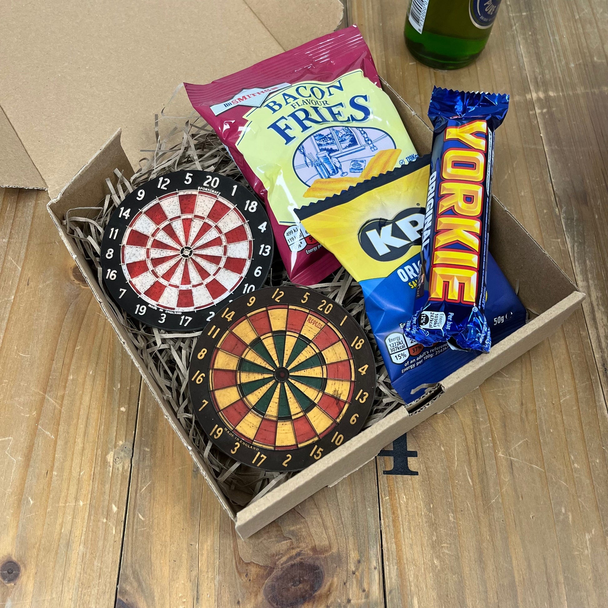 Dartboard Gift Set Custom Darts Coasters and Snacks |Not Just a Print ...