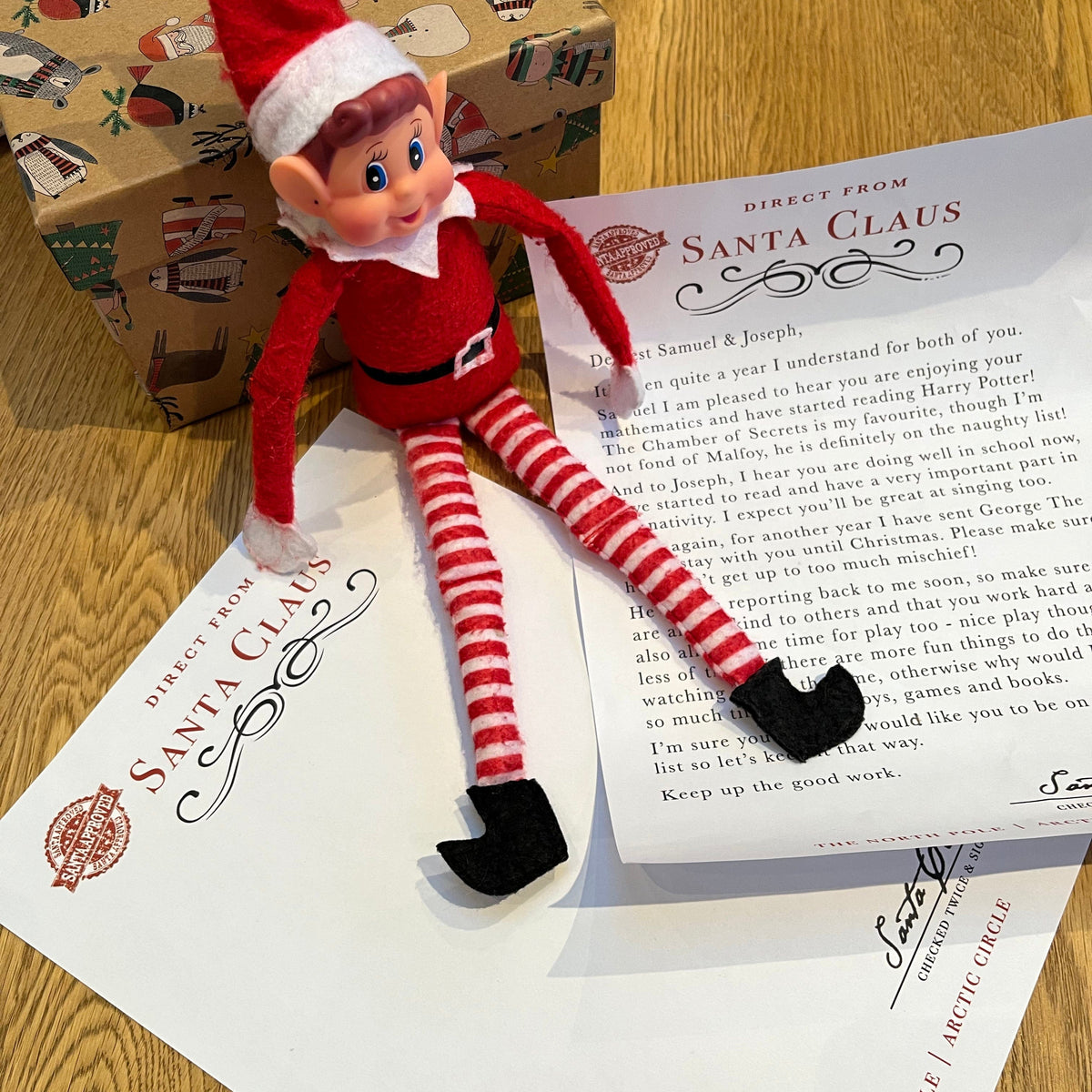 Christmas Freebie! Letter From Santa Template | Not Just a Print — Not ...